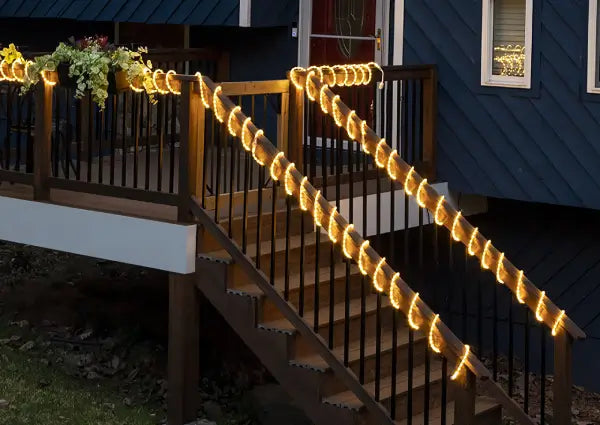 5 Ways to Hang LED Rope Lights for Outdoor Lighting – Ollny